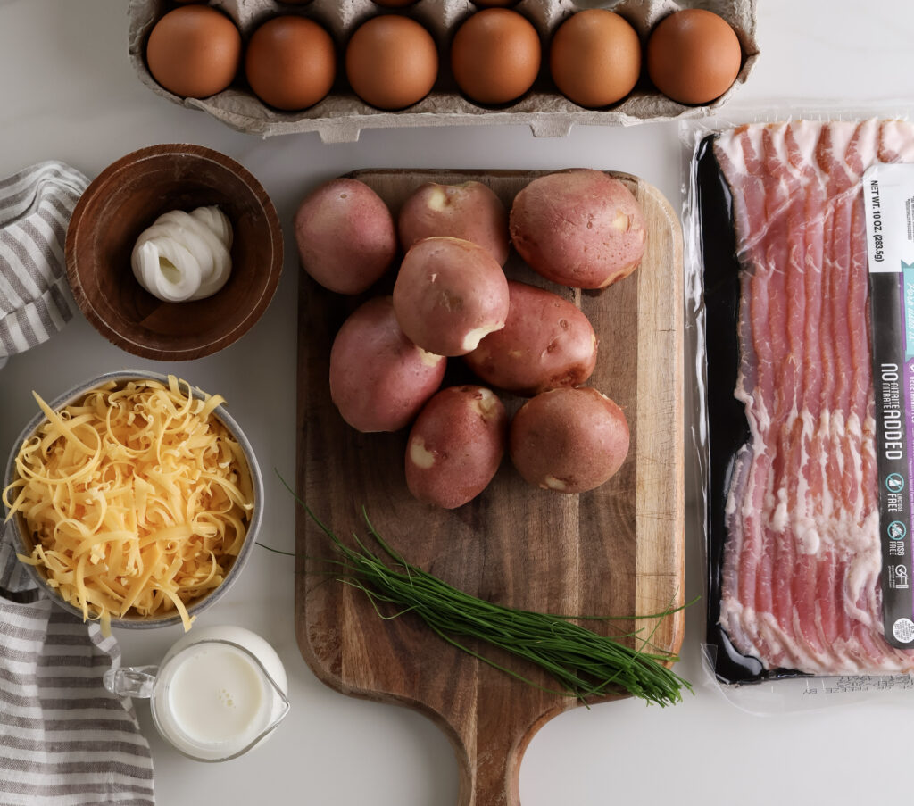 Cheesy Loaded Smashed Potato Breakfast Cups - The Recipe Press